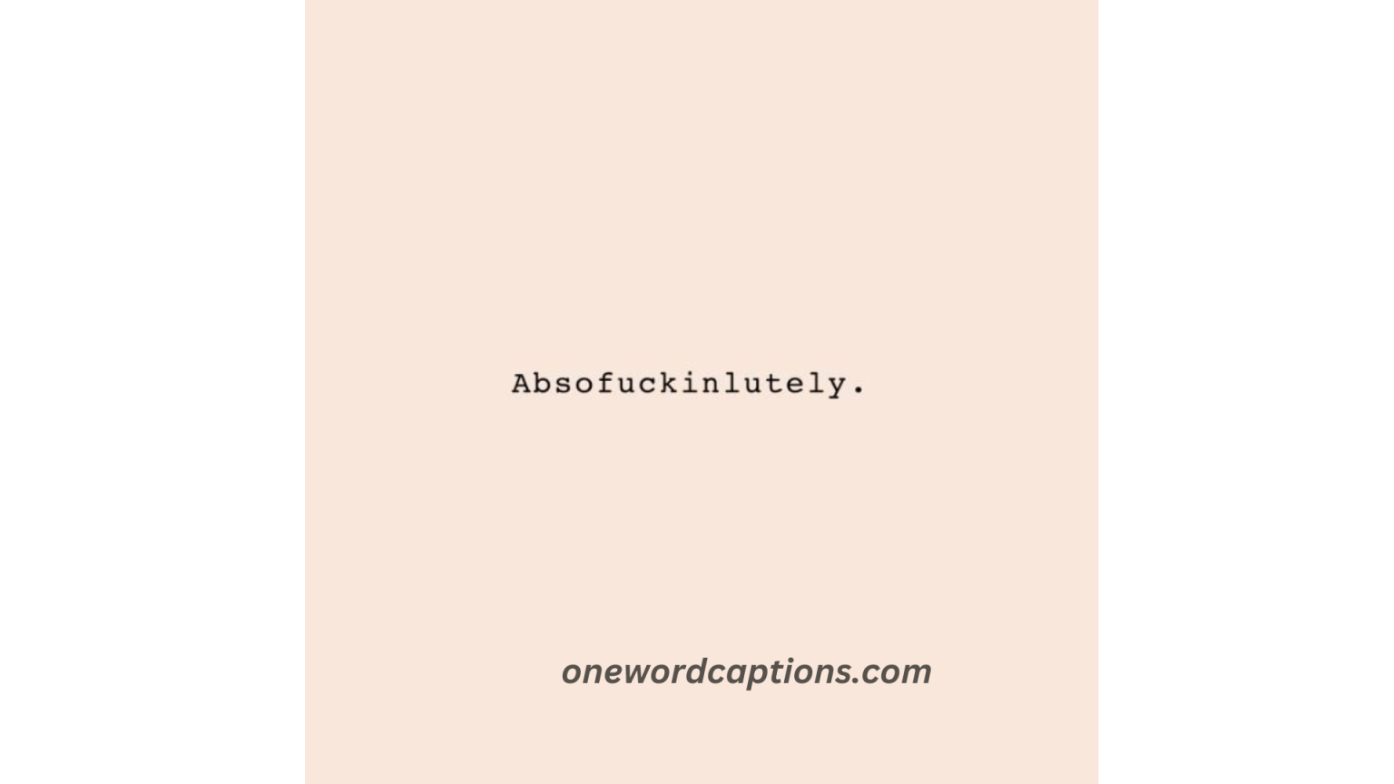 300+ One Word Captions For Instagram, TikTok & Facebook - One Word Captions