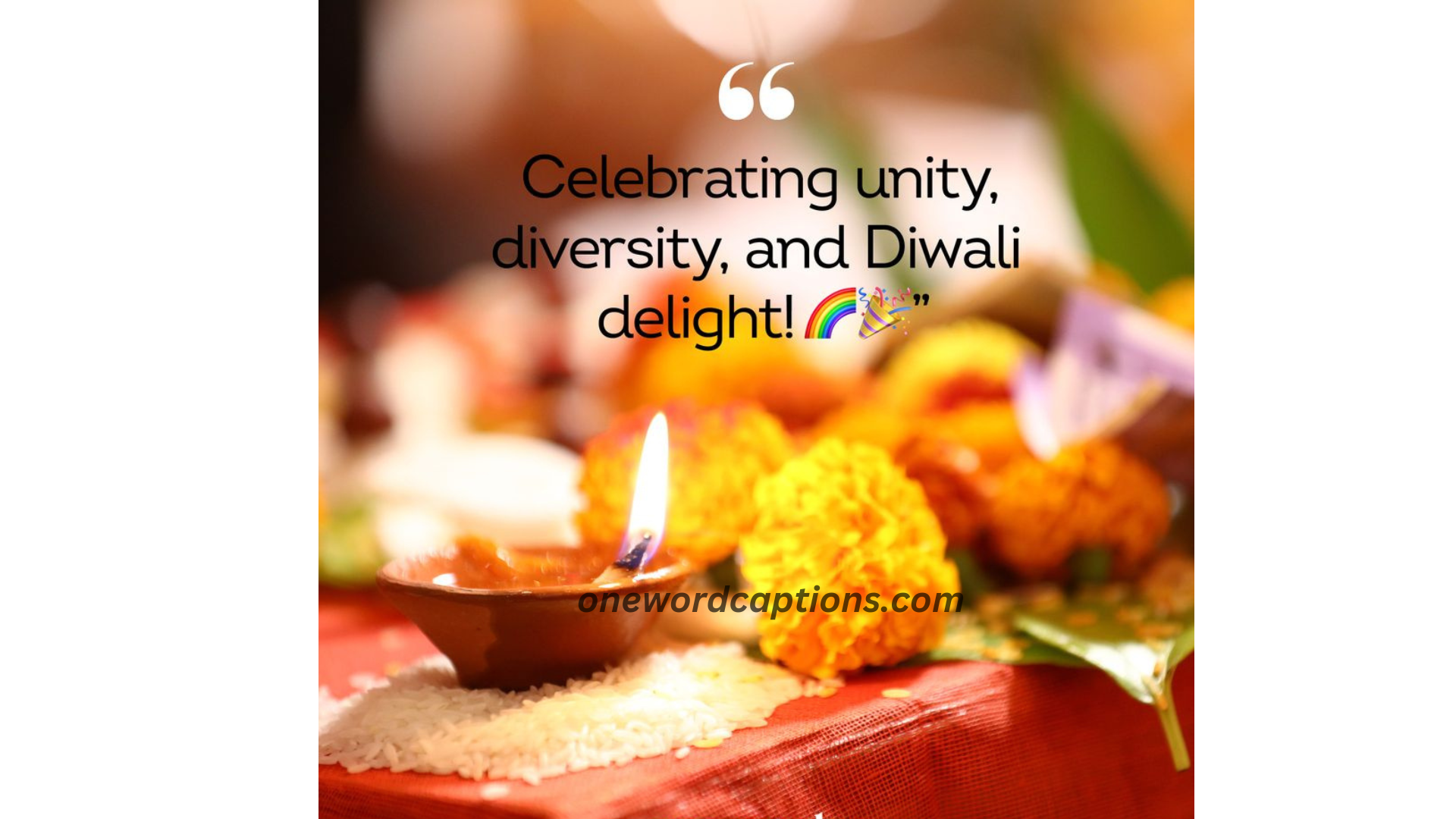 300+ Best Diwali Captions For Instagram - One Word Captions