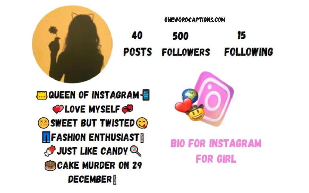 300+ Best Instagram Bio Ideas (Cool, Funny and Creative) - One Word ...