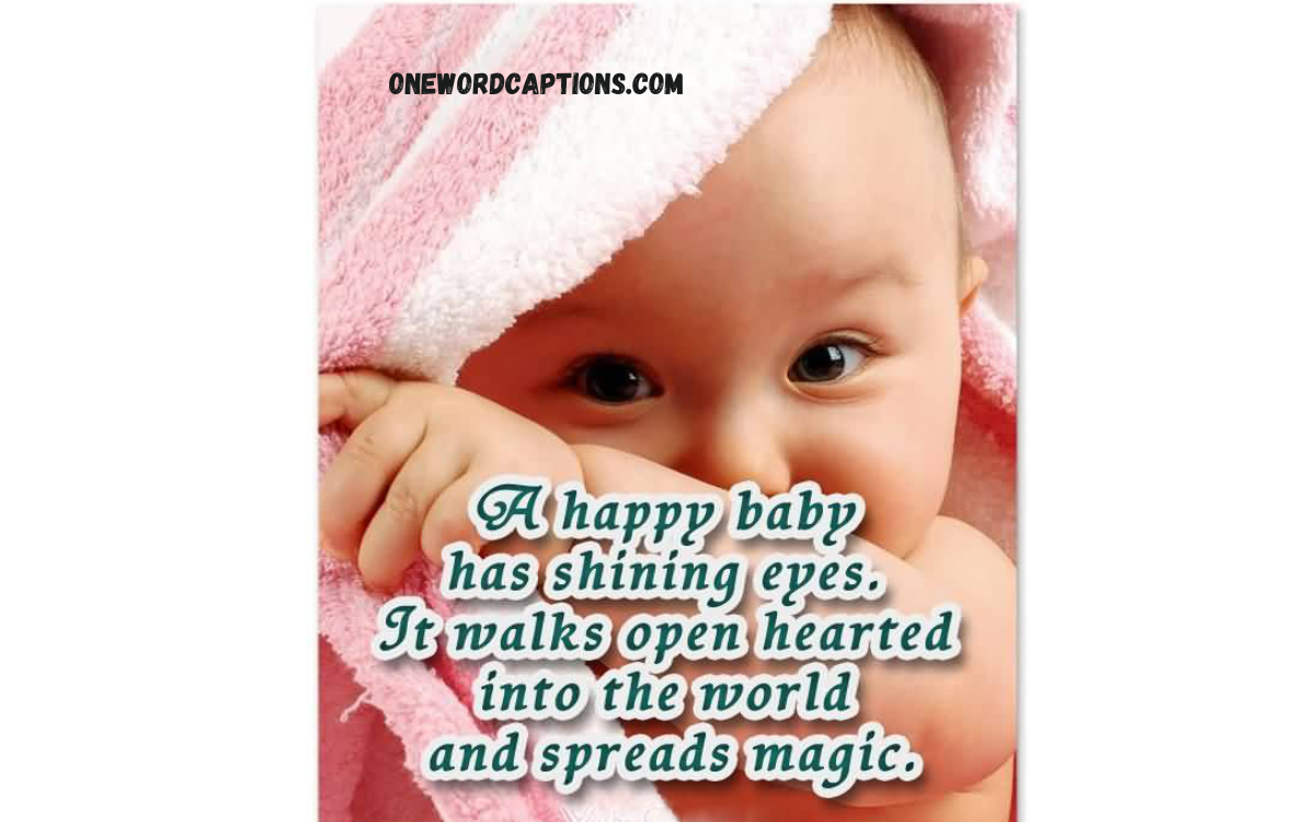 500+ Best Caption For New Born Baby Boy and Girl - One Word Captions