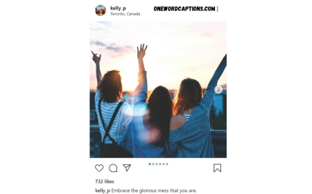 150+ Best One Line Captions for Instagram and Facebook - One Word Captions